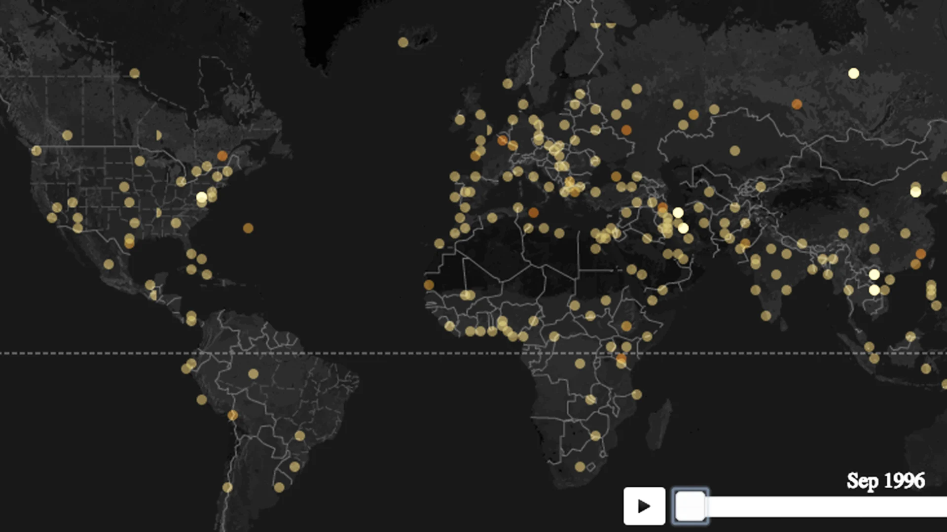 A Biased Map Of Every Global Protest In The Last 40+ Years - Fast Company