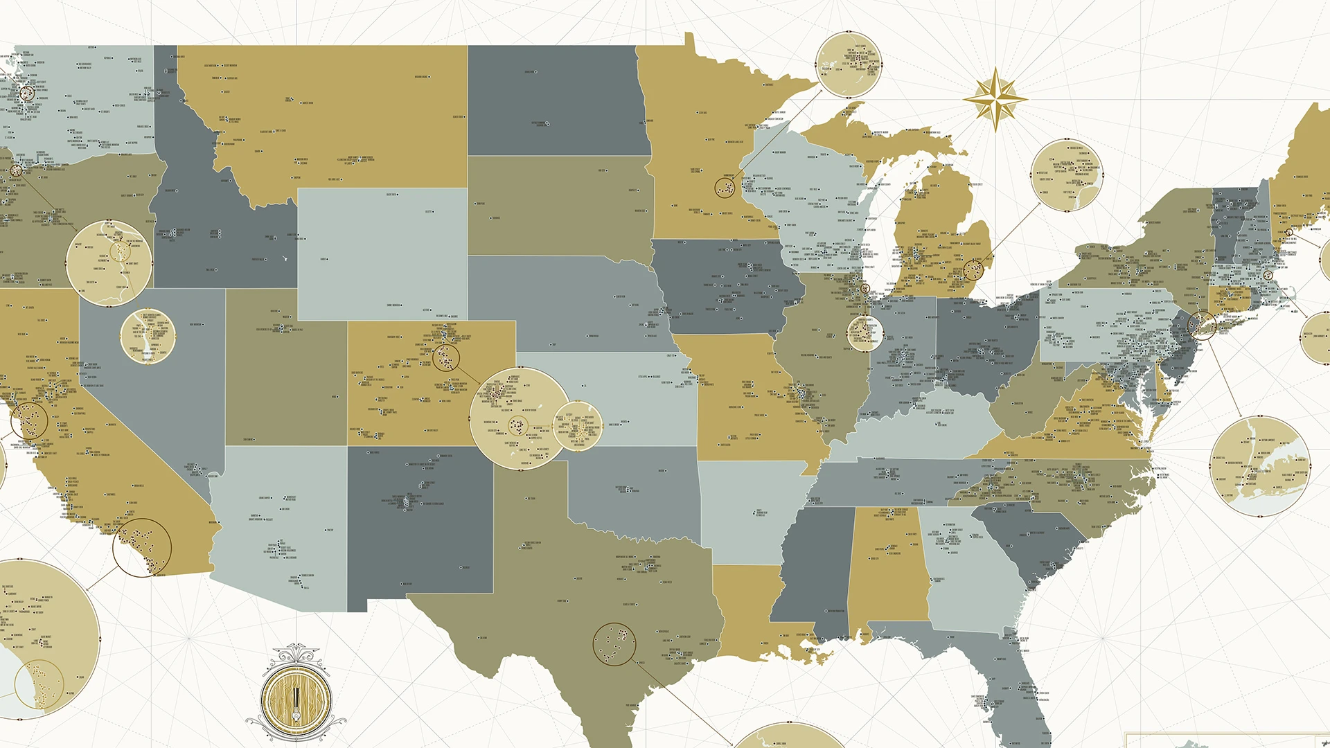 A Mega Map Of 2,500 Breweries Across The U.S. - Fast Company