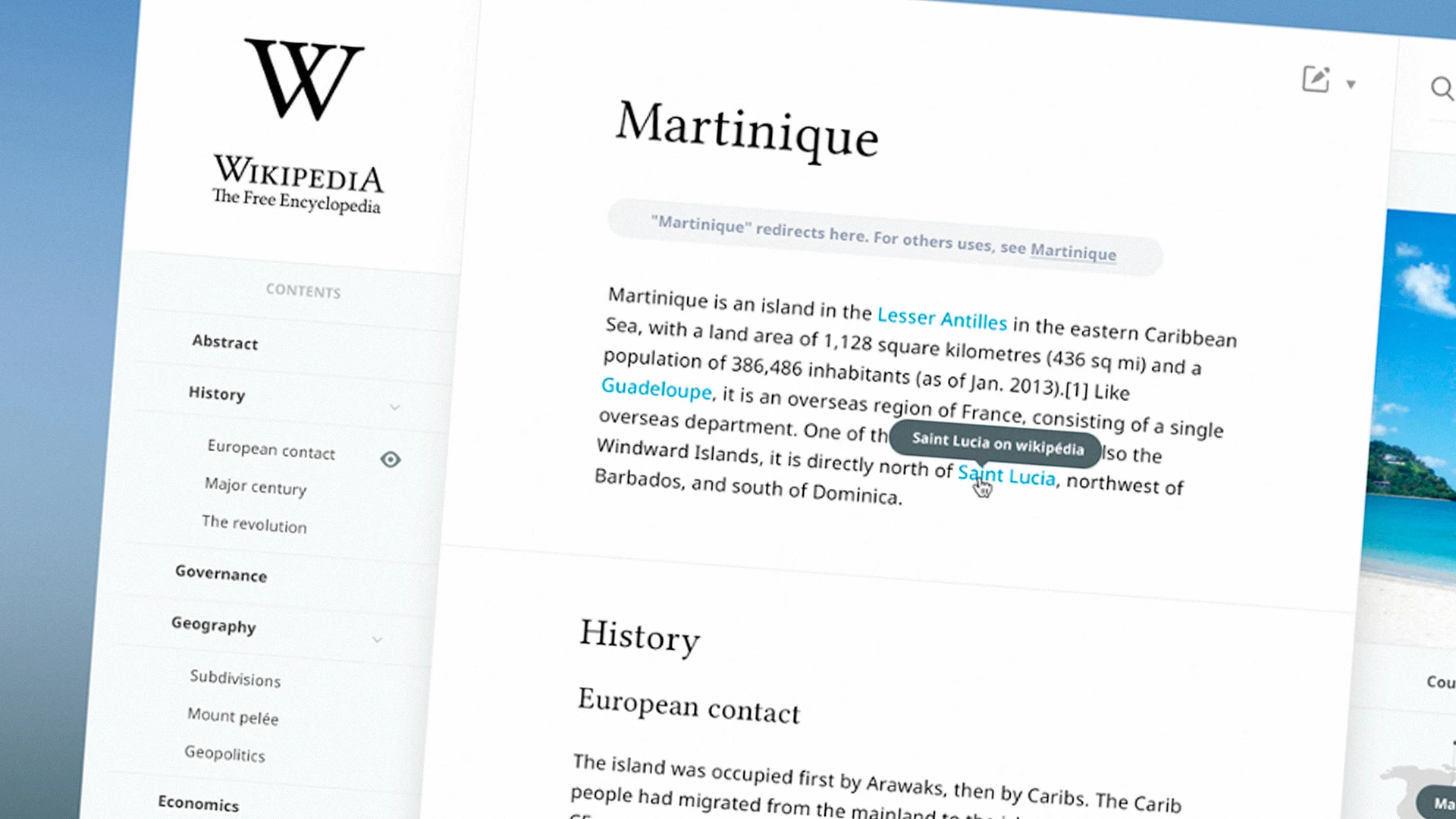 A Prettier Wikipedia Design That Could Never Work - Fast Company