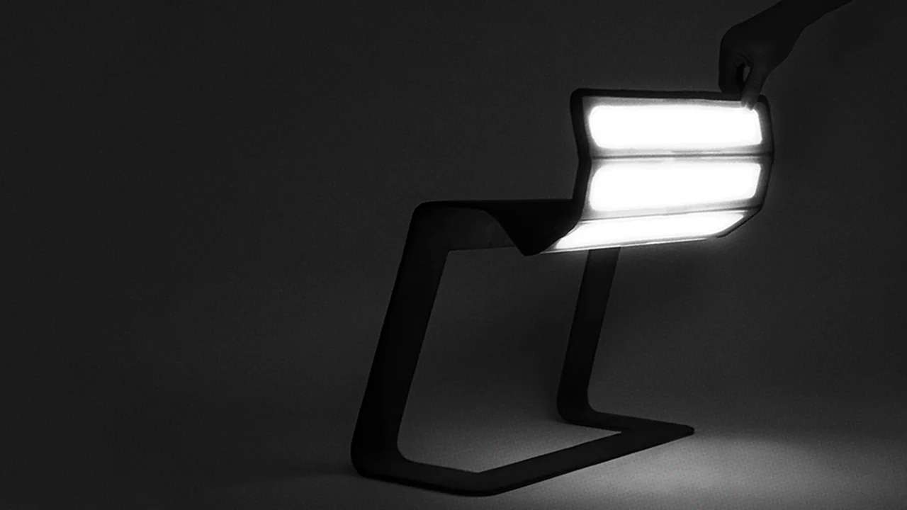 These Clever Lamps Roll Up Like A Window Shade - Fast Company