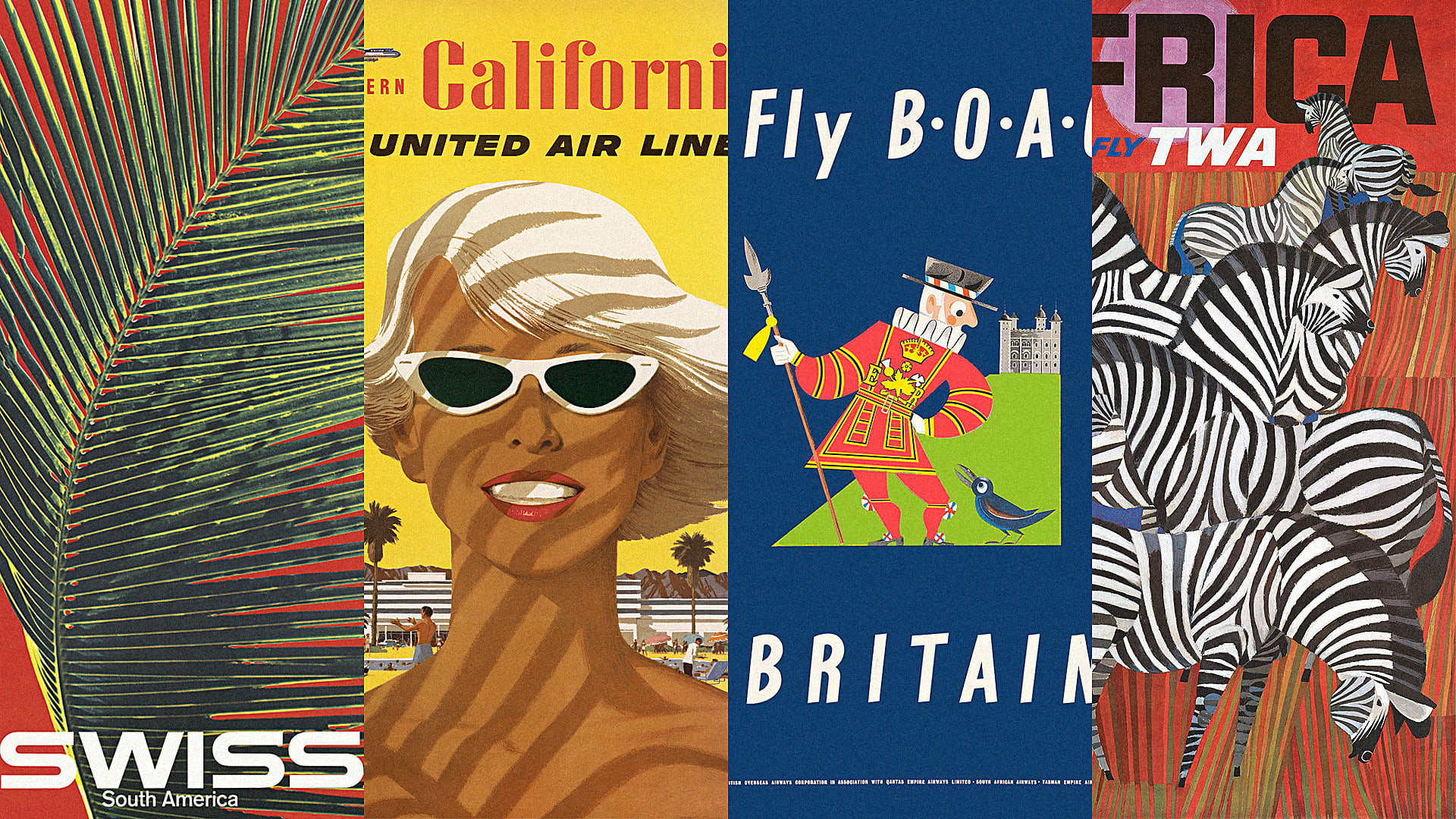 The Vivid And Daring Visual Identities Of Airlines During The Jet Age ...