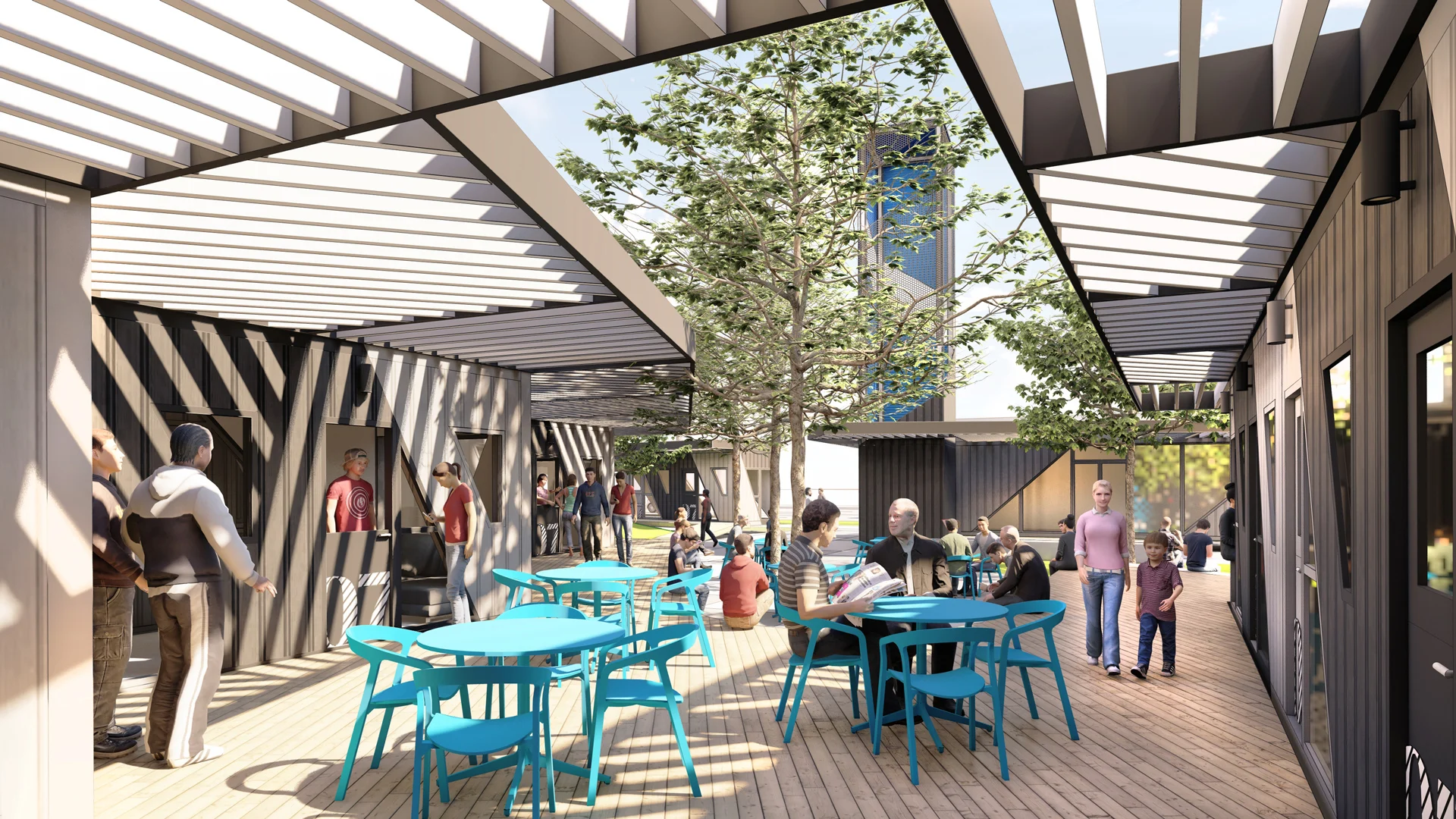 This mini-neighborhood for the homeless could be built in 90 days ...