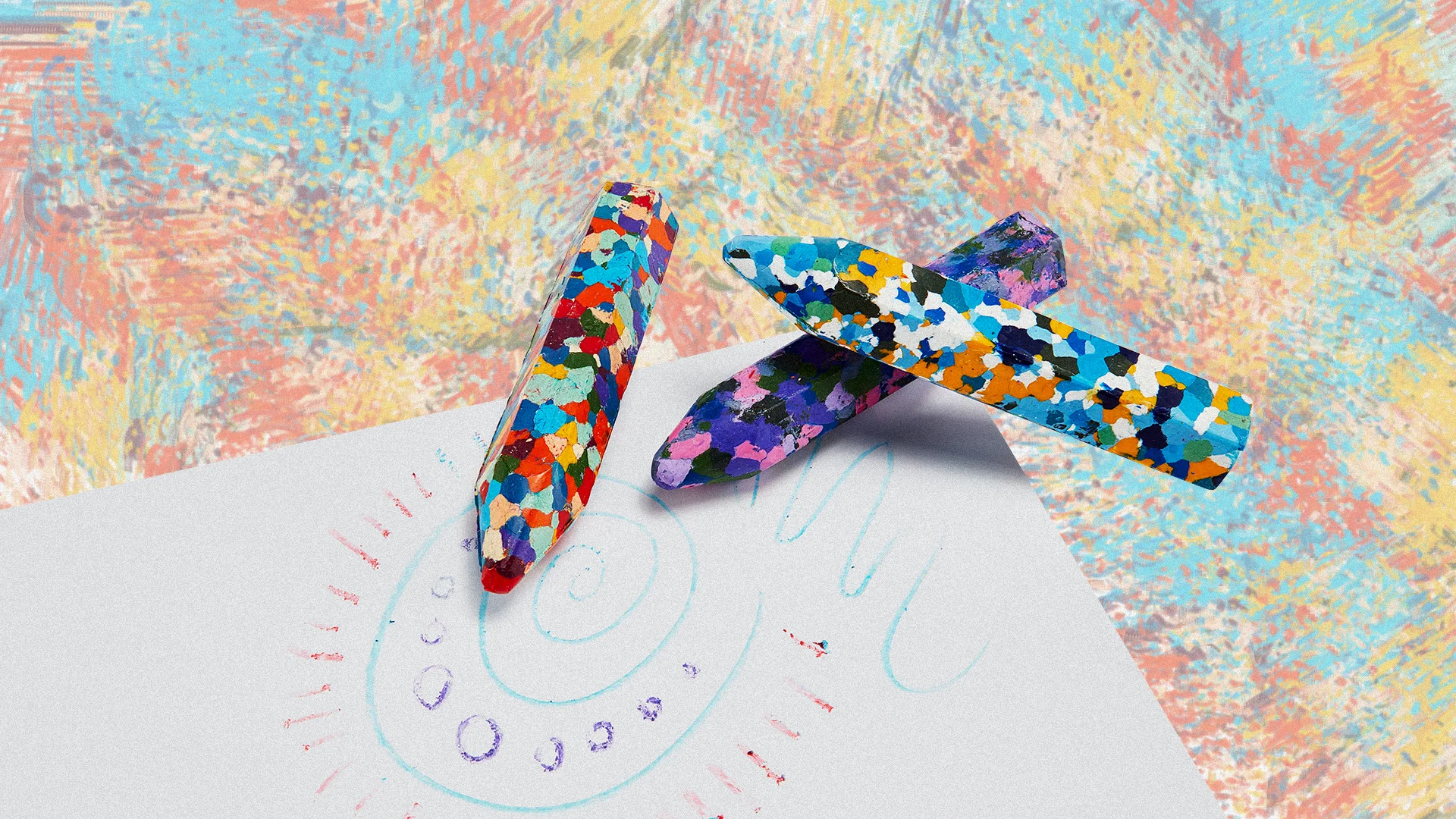 You can paint like Van Gogh using MoMA's wild new crayons - Fast Company
