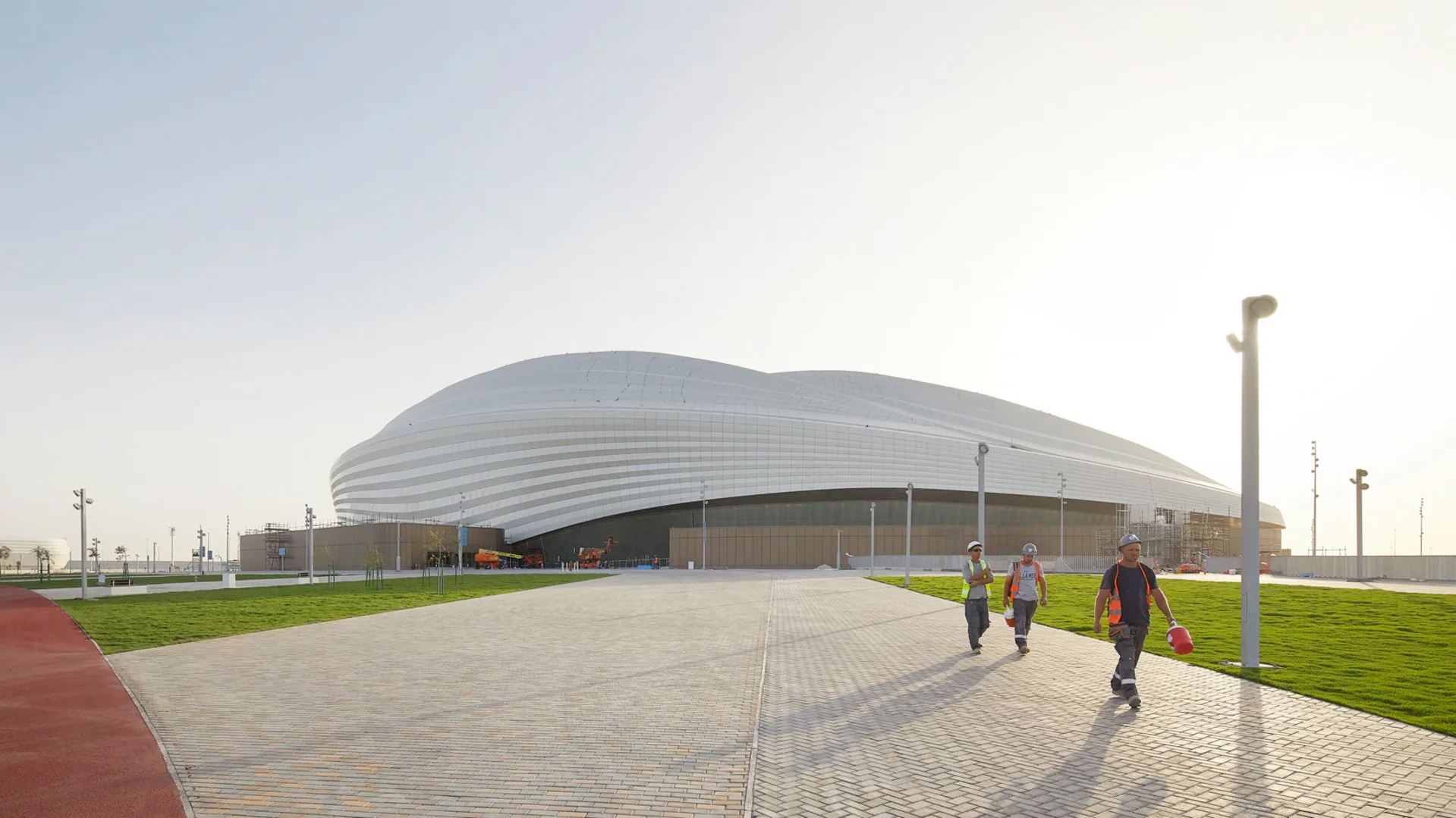 See the first photos of Zaha Hadid's controversial World Cup stadium ...