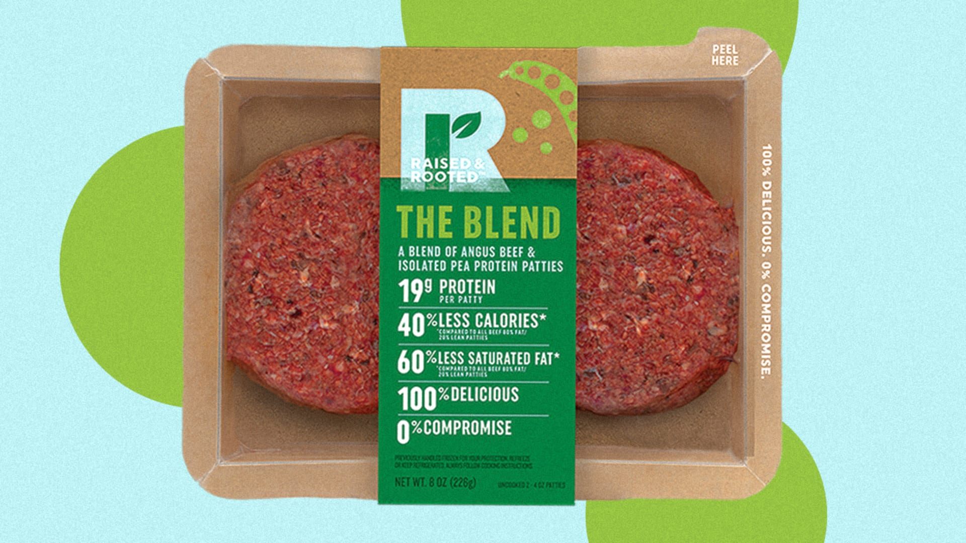 Big meat giant Tyson is launching a new part-beef, part-pea burger ...