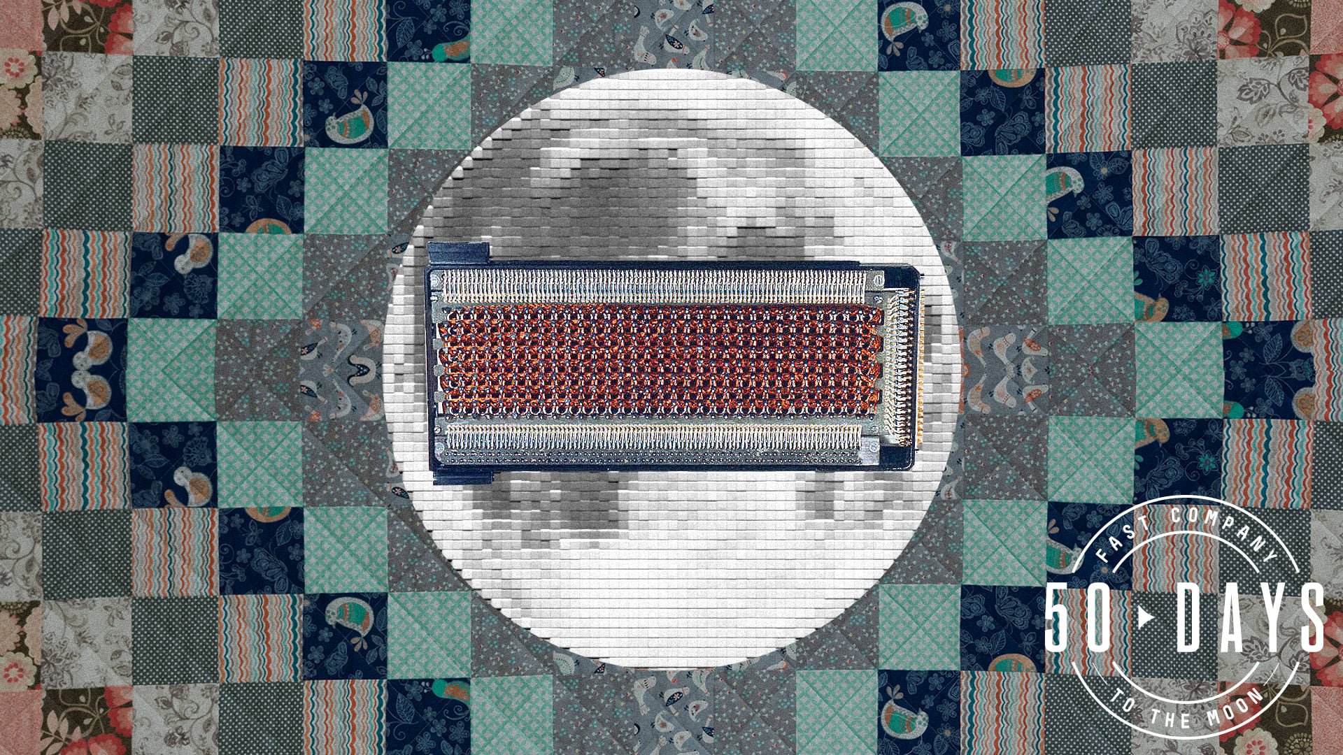 The guts of NASA's pioneering Apollo computer were handwoven like a ...
