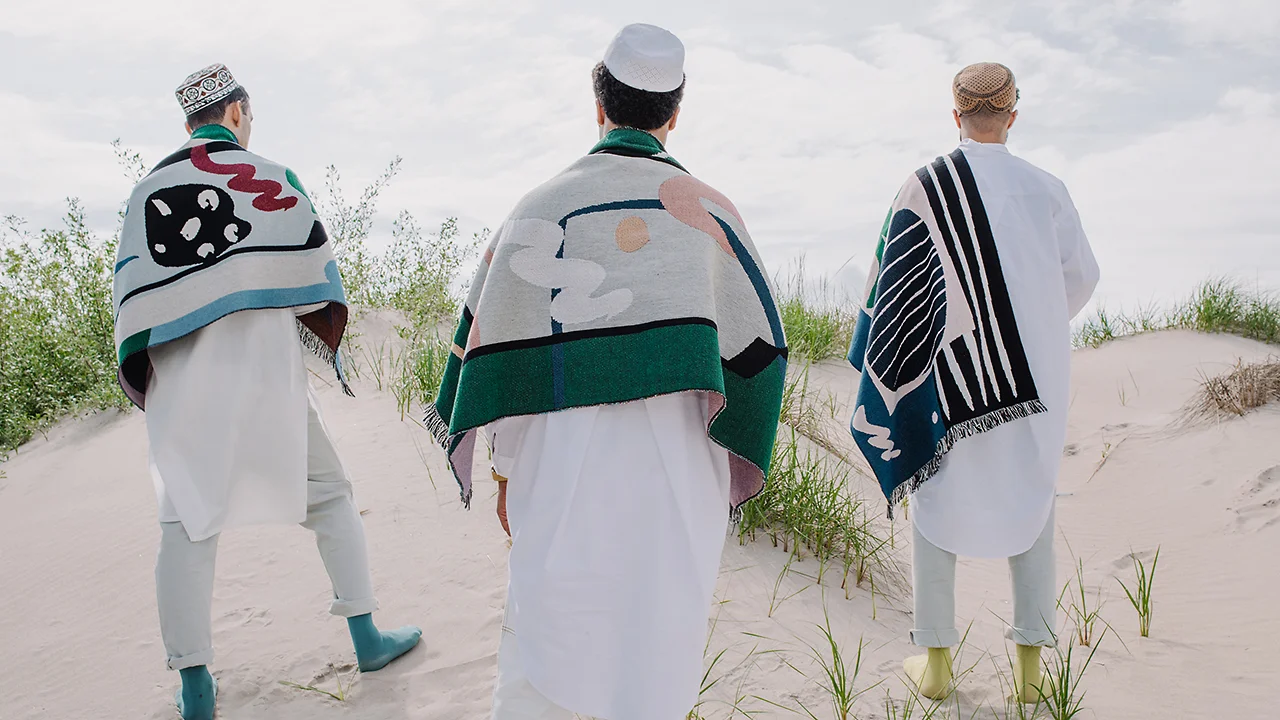 These prayer mats combine Islamic tradition and contemporary design ...