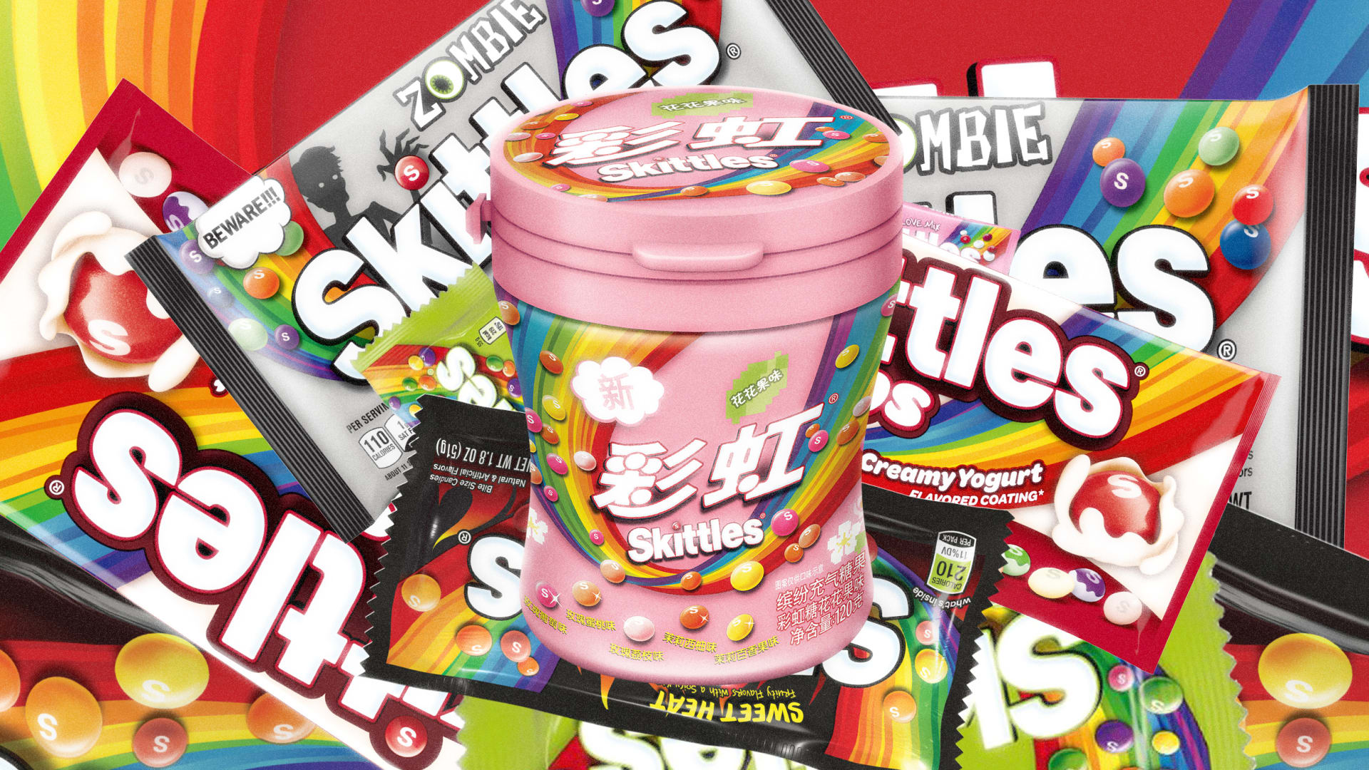 How Skittles created 150 different flavors for sweet tooths around the ...