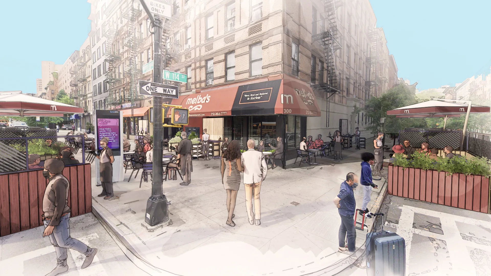 An inspired plan to help restaurants reopen: Let diners eat al fresco ...