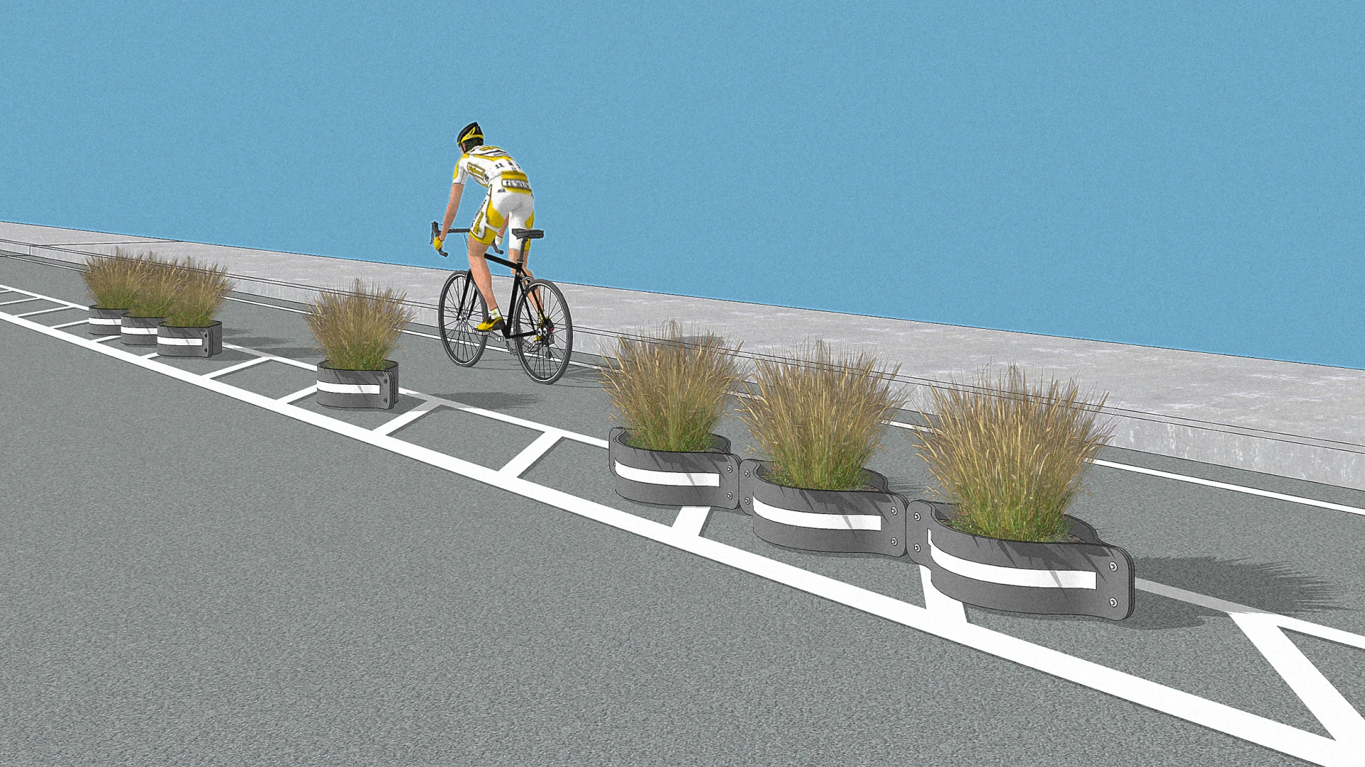 How old tires could make bike lanes way safer - Fast Company