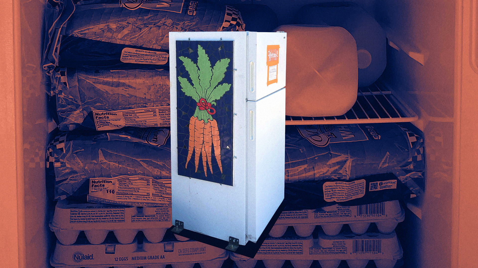 This grocery startup is placing fully stocked fridges of free food ...