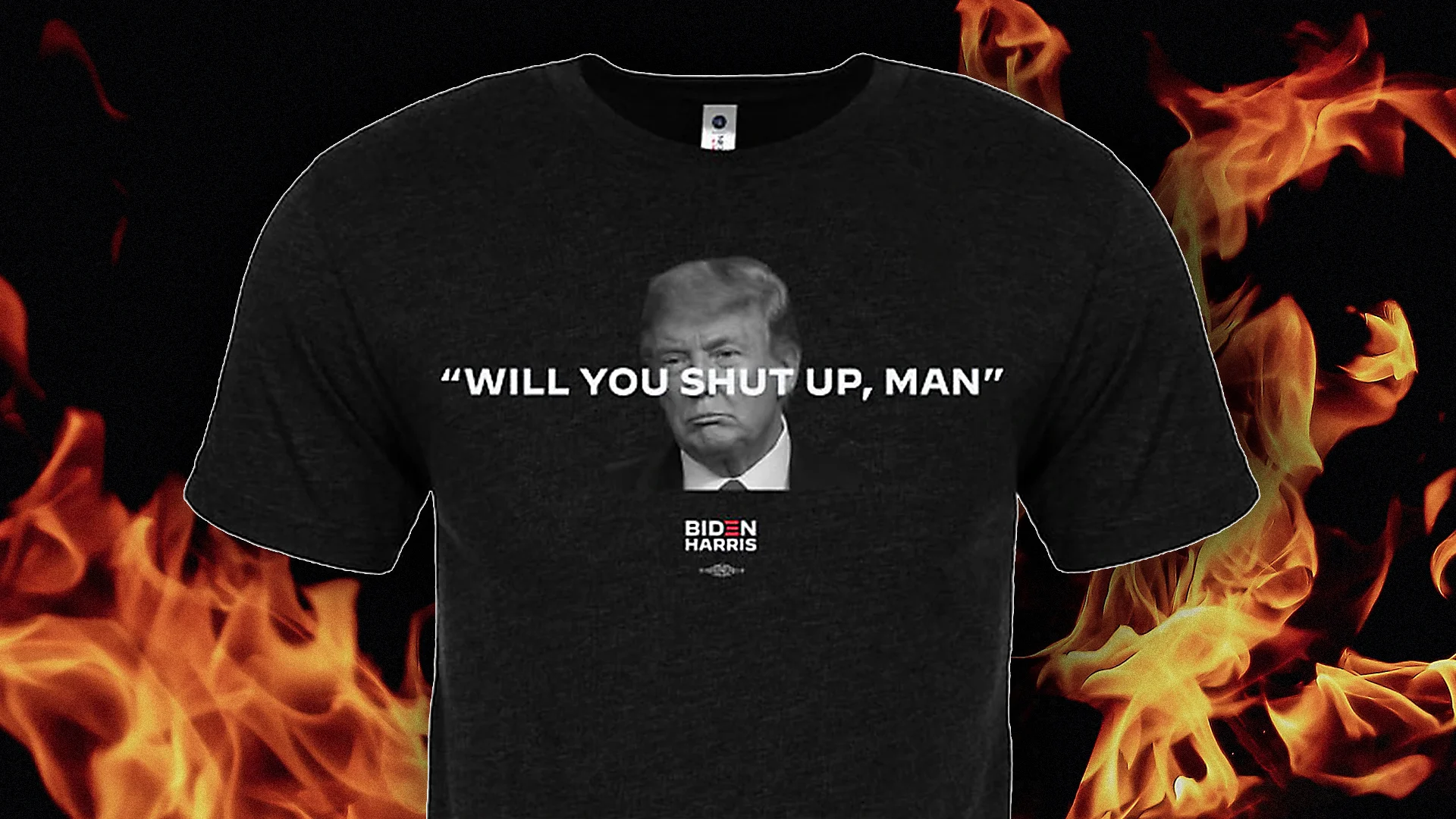'Will you shut up, man?': Biden sells T-shirt with the most memorable ...