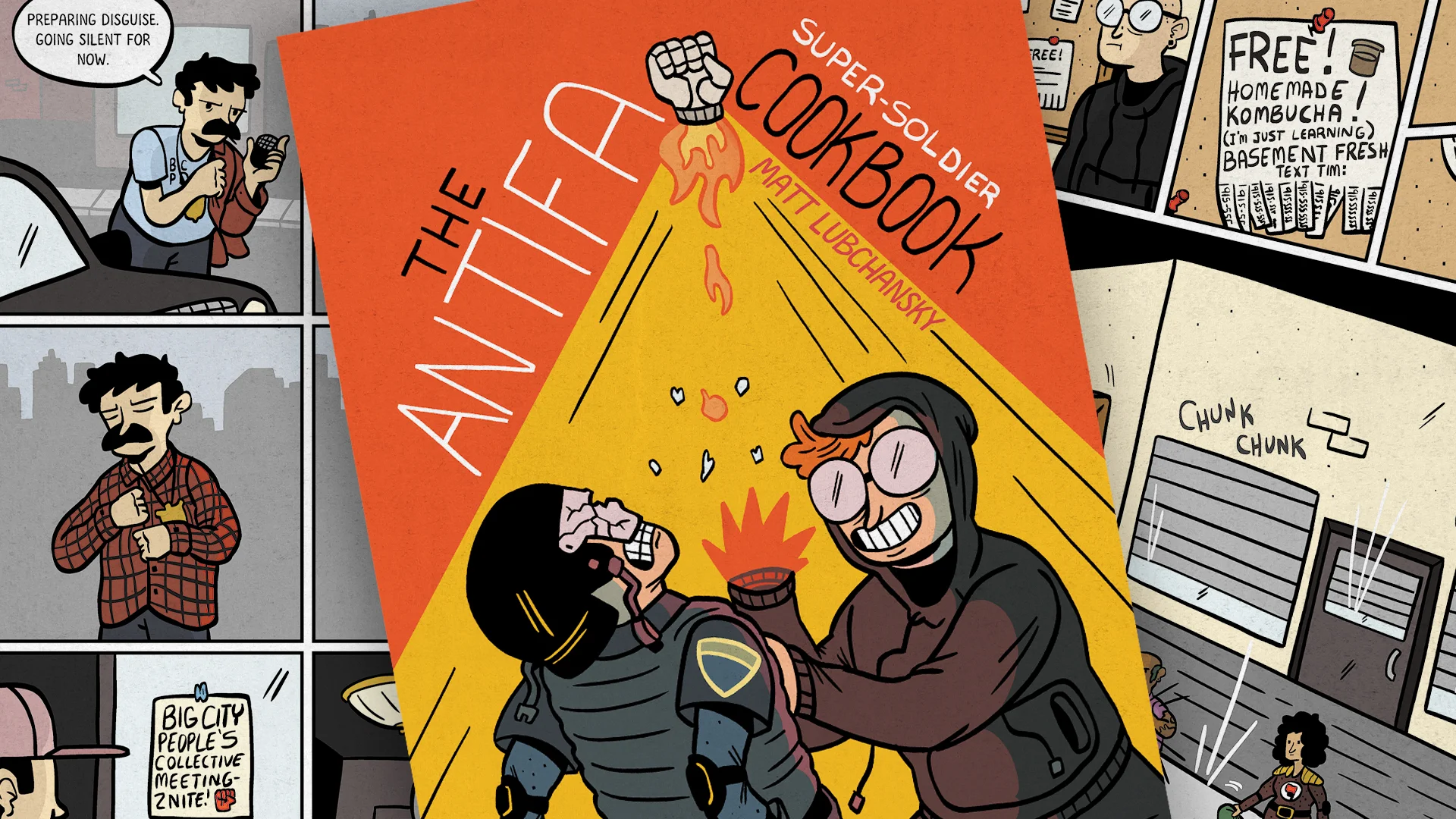 This hilarious book depicts what your racist grandpa thinks antifa is ...