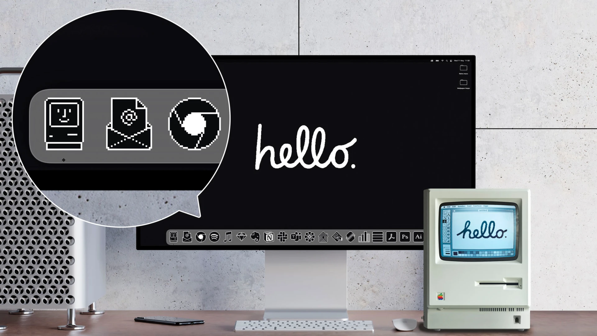 See the retro icons that let you turn your computer into a 1984 Mac ...