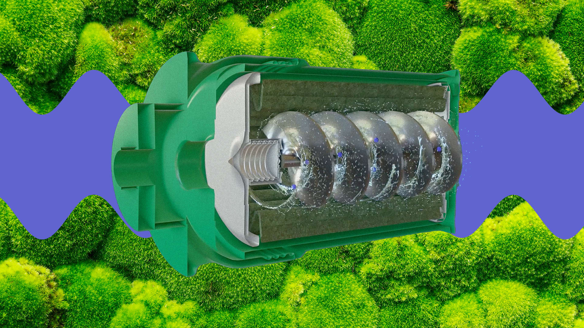 This revolutionary moss filter could capture microplastics before you ...