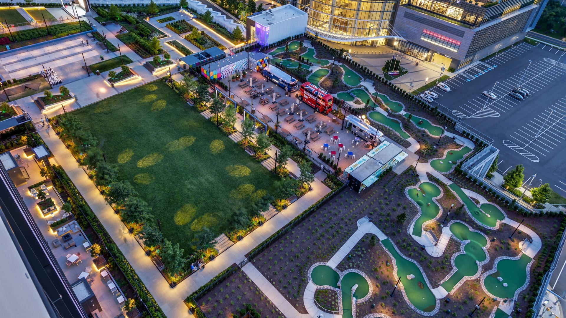 The shockingly fun amenity on the roof of Capital One's headquarters ...