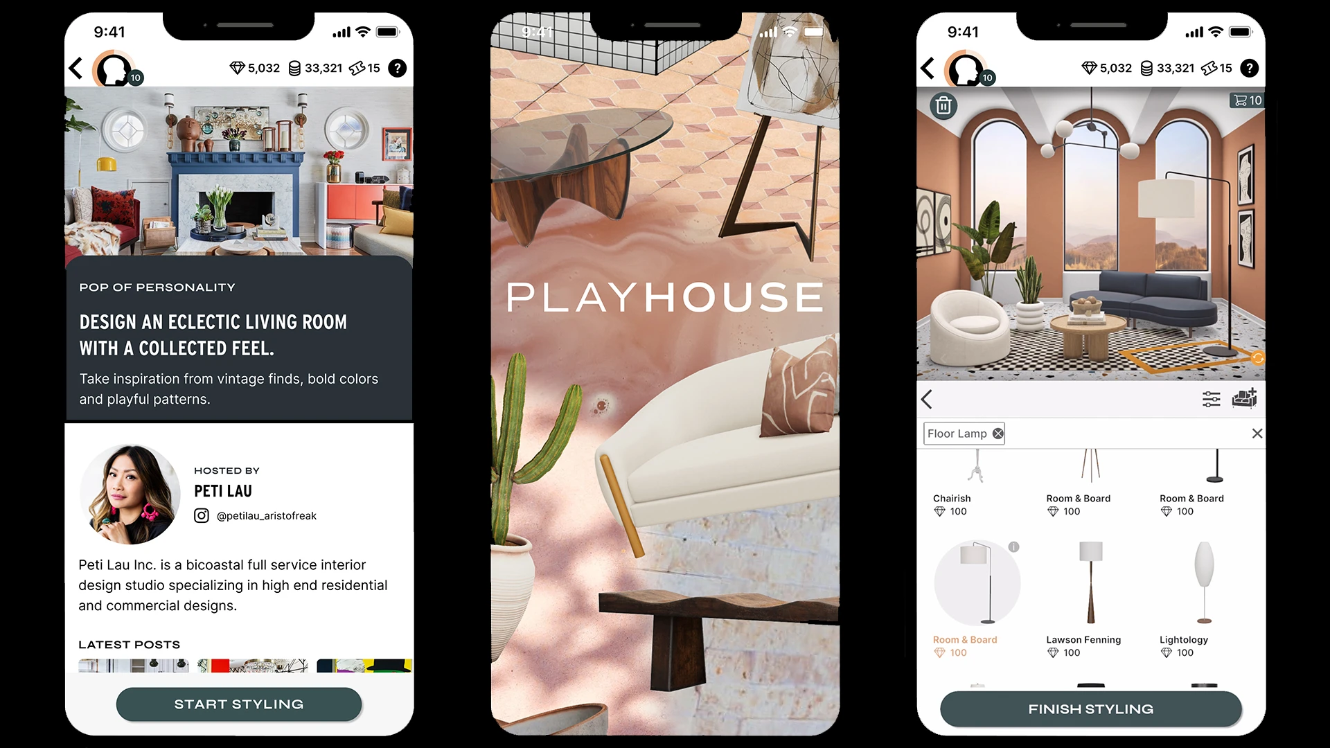 Find the perfect couch in this gamified interior design Pinterest board ...