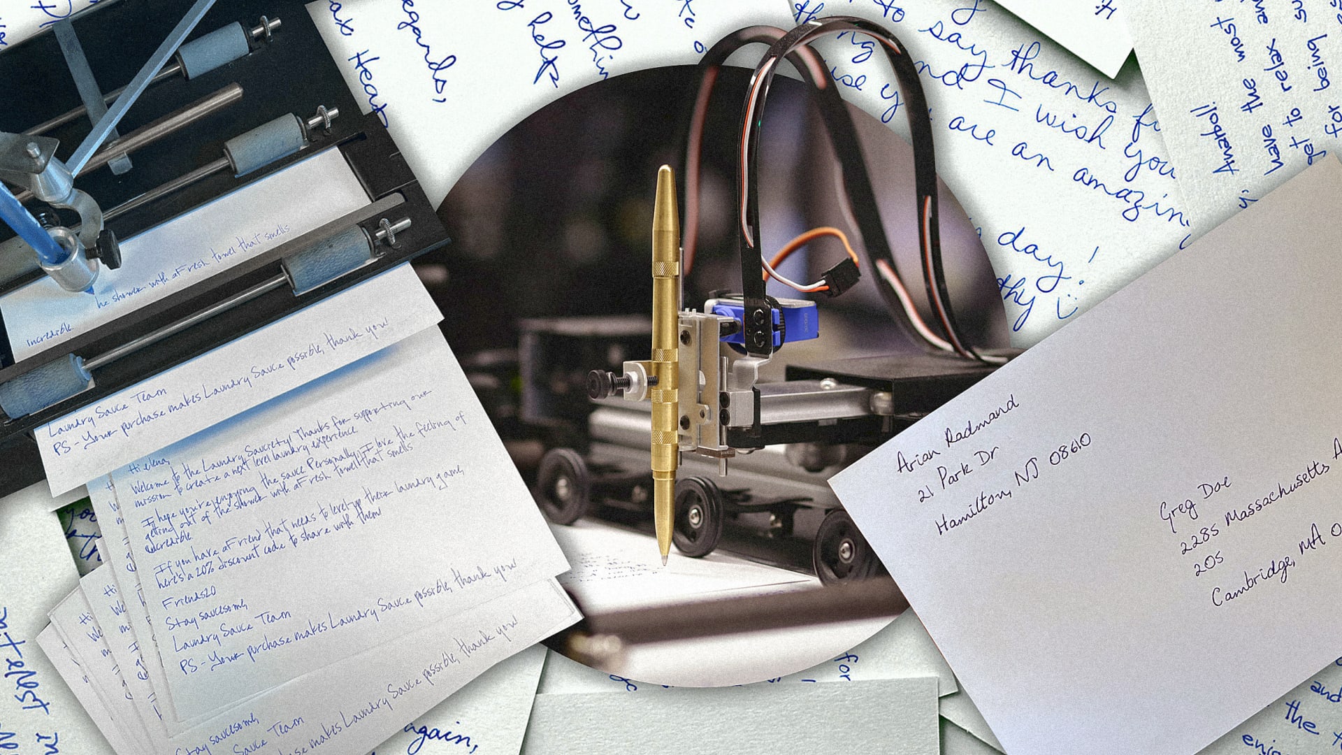 Inside the weirdly competitive industry of robots writing letters in ...
