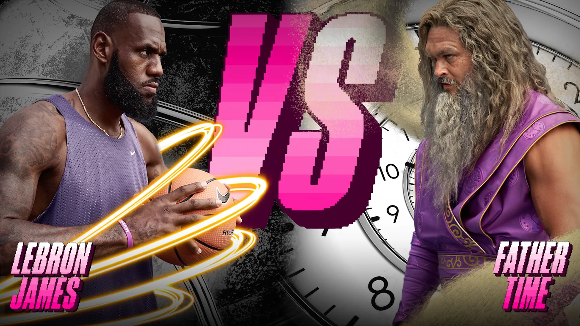 LeBron James takes on Father Time in a new Nike ad celebrating his 20th ...