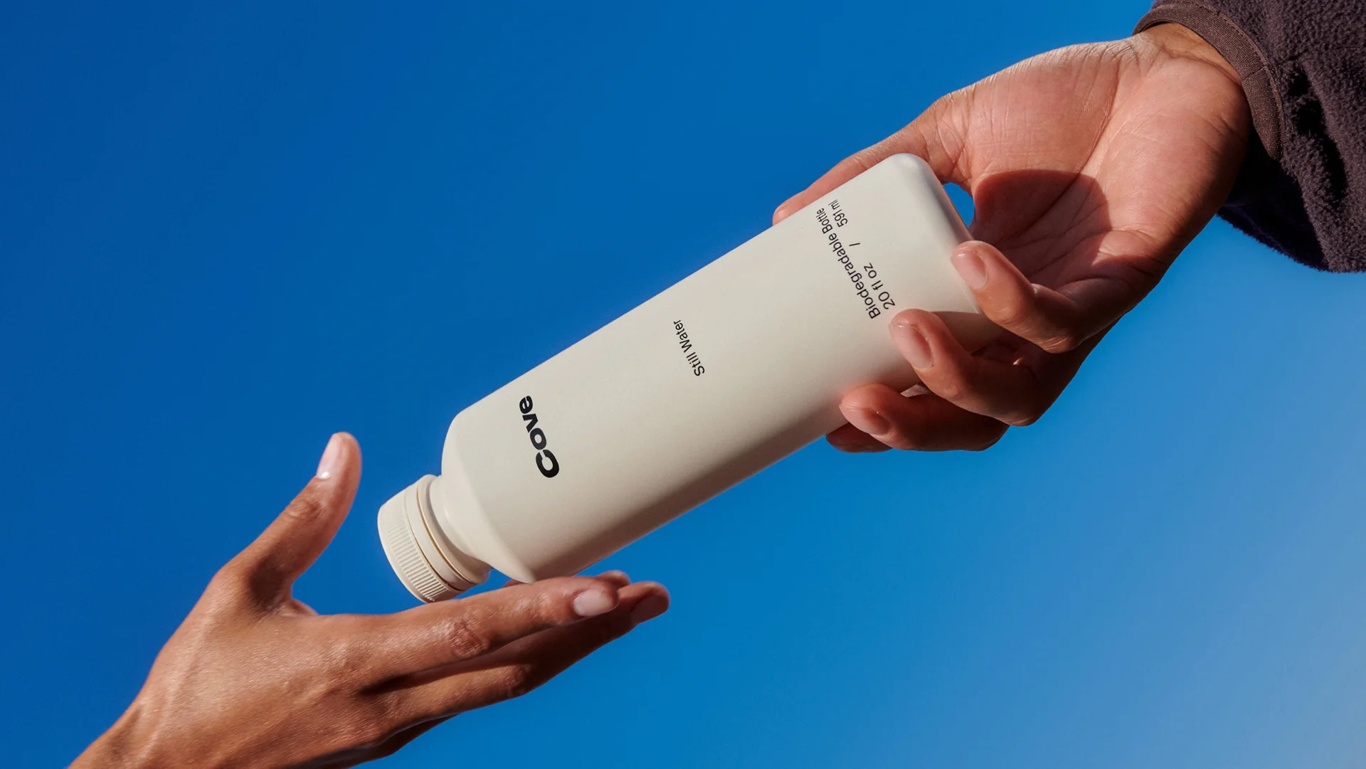 This water bottle is made with food waste—and designed to biodegrade ...
