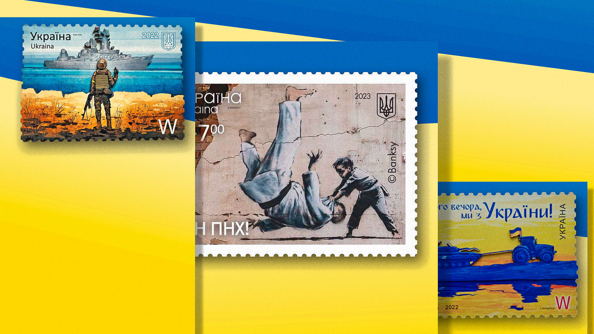 How Ukraine's postage stamps became an unlikely time capsule of the war
