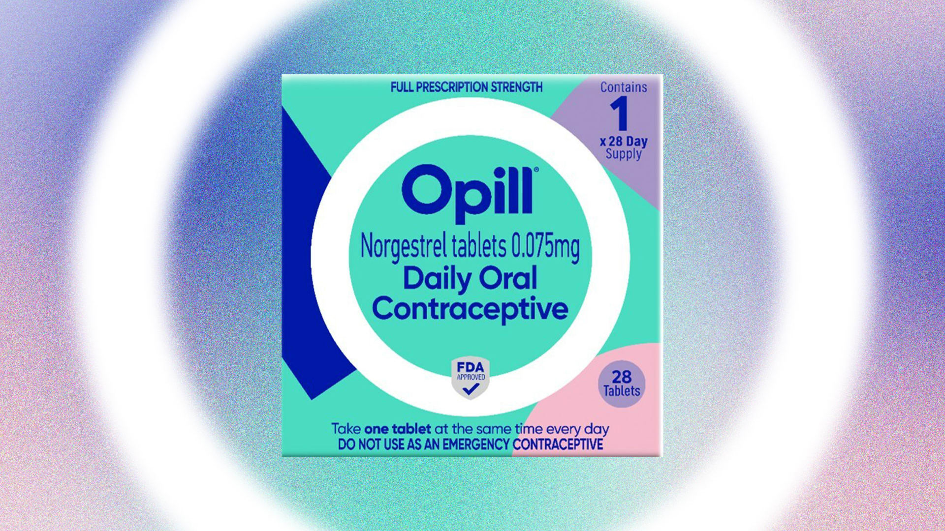 Opill (norgestrel) is the first FDA-approved OTC birth control pill
