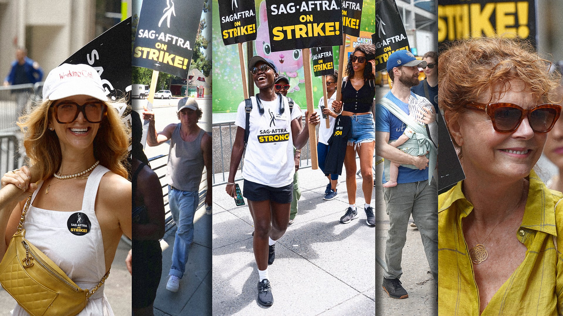 Celebrity fashion on the picket line decoded