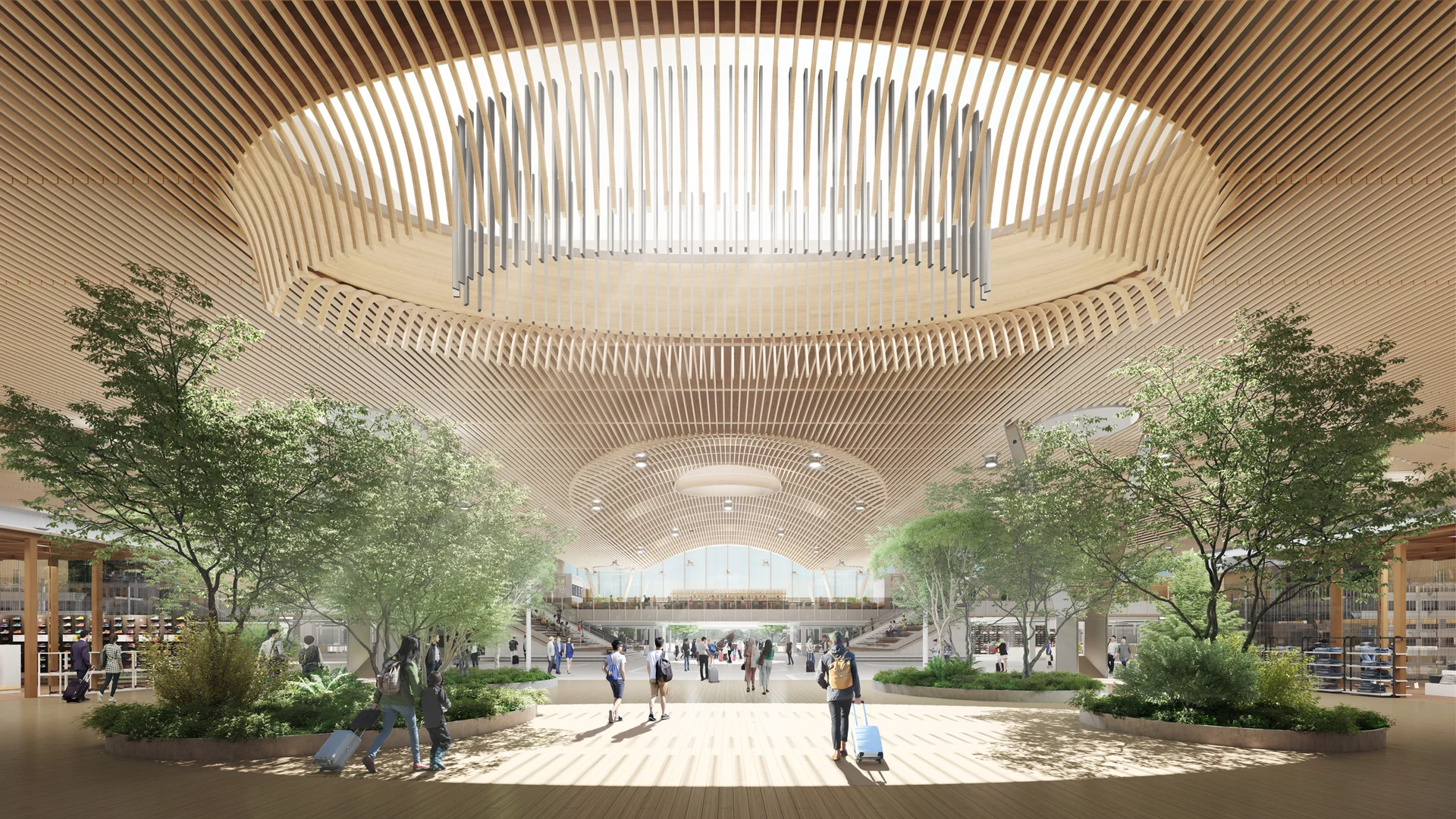 New PDX airport terminal looks futuristic, but it’s built out of wood