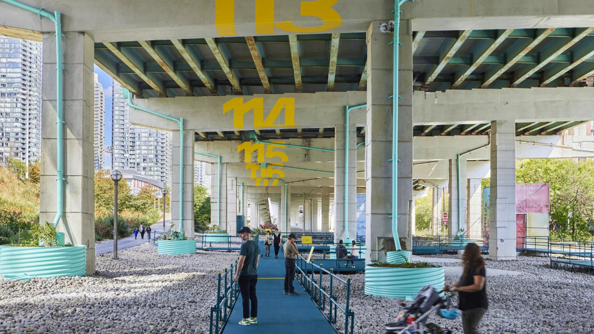 How Toronto transformed a highway underpass into a vibrant public space