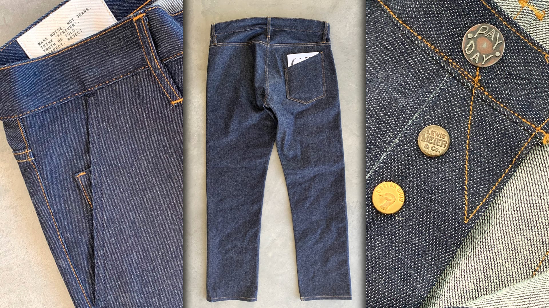 MTTR's new jeans look like Dieter Rams designed them