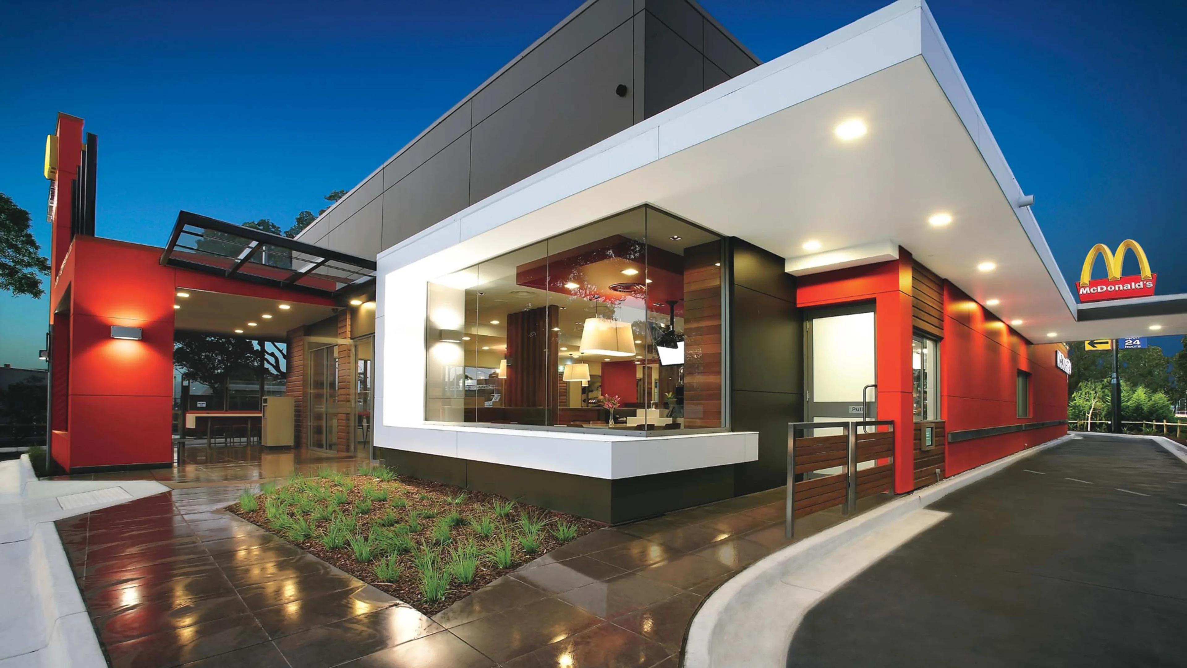 Modern mcdonalds store