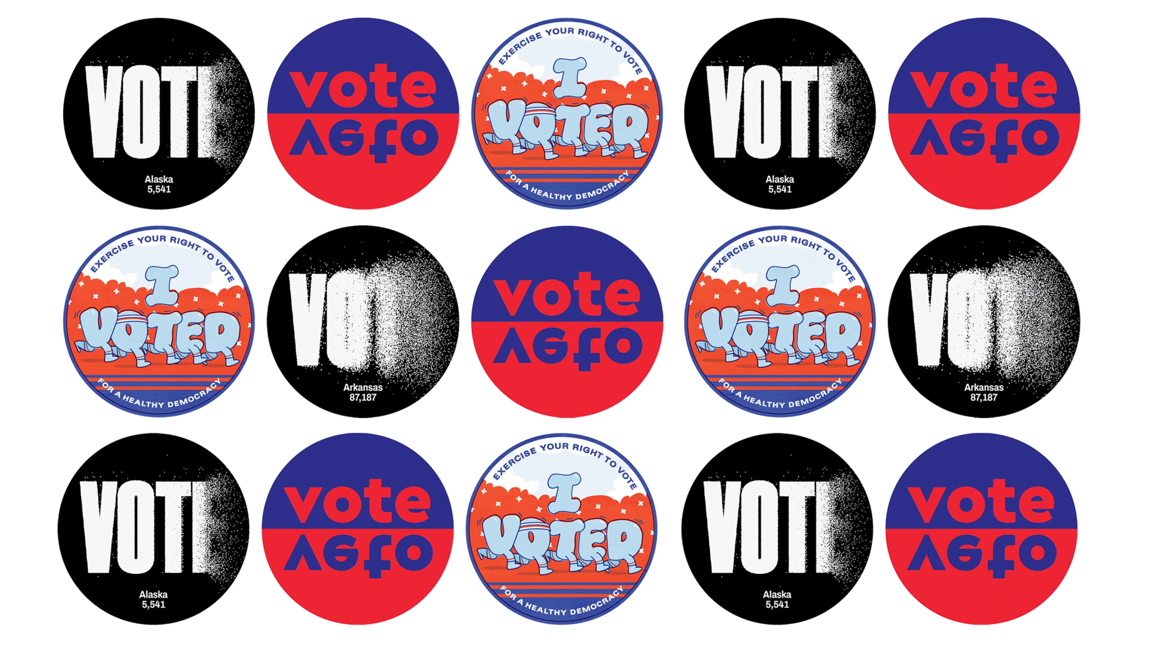 We asked 6 design firms to rethink the 'I Voted' sticker. The results ...