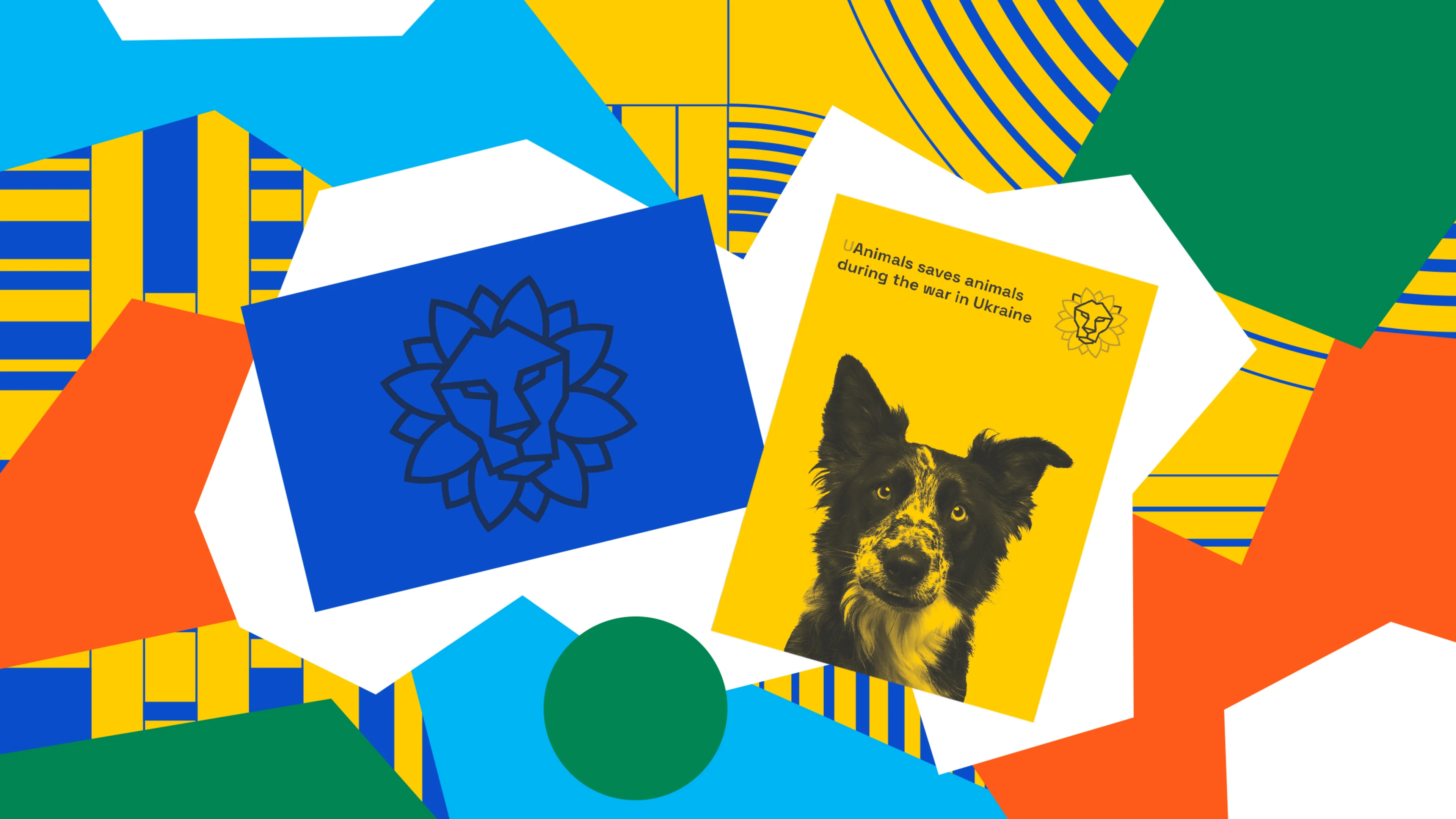 Pentagram designed a logo to help save animals from the war in Ukraine