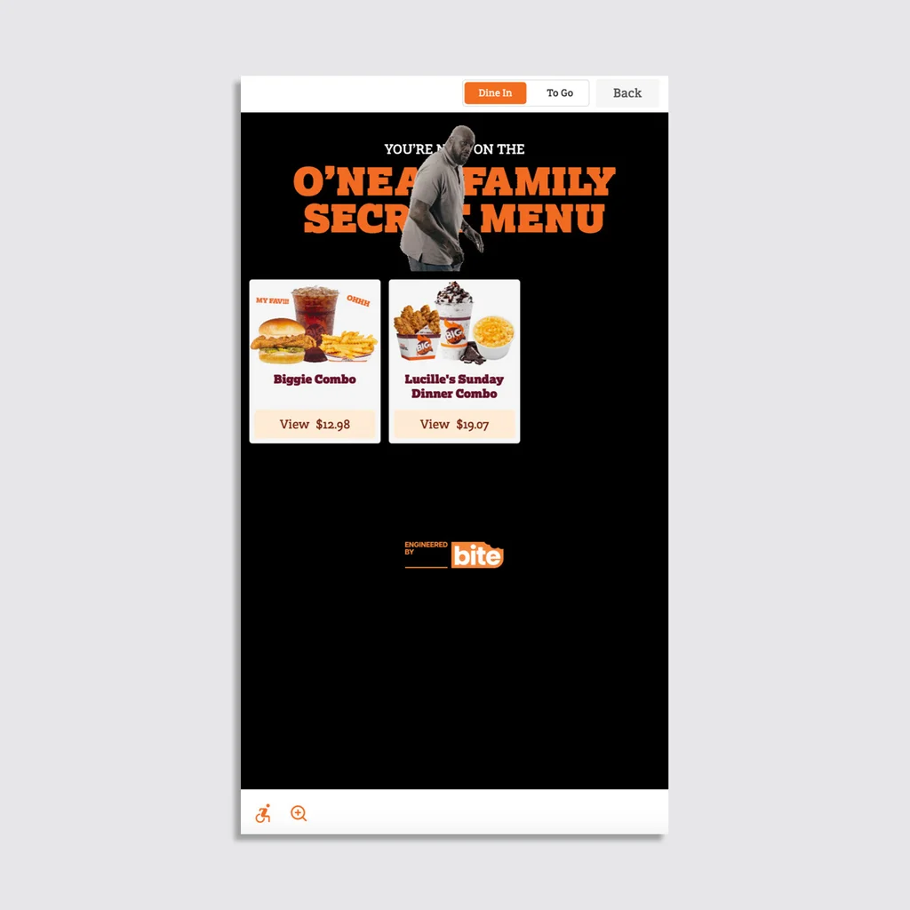 Shaq's Big Chicken is pioneering a fun new era for kiosk ordering ...
