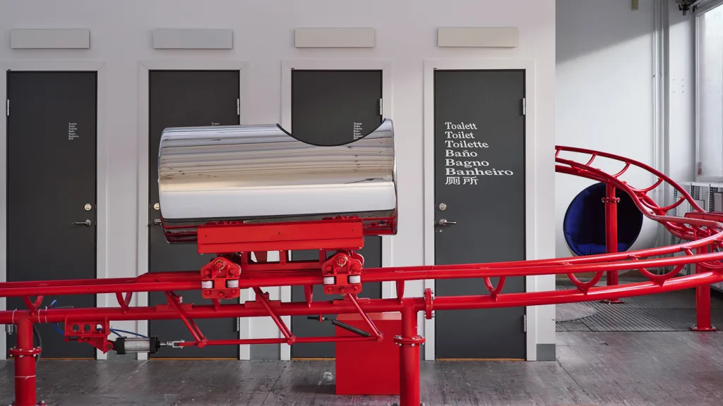 This Swedish office has a fully-functioning indoor roller coaster ...