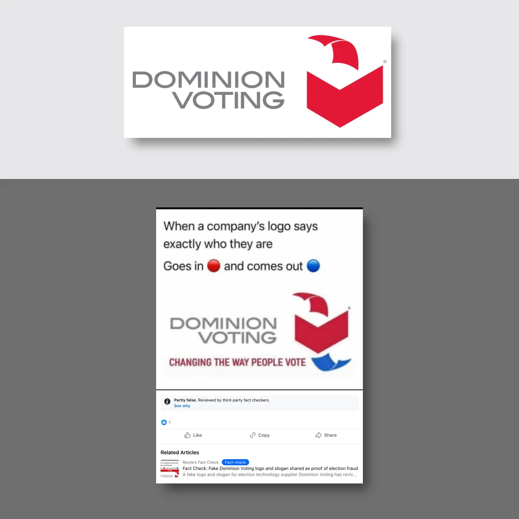 Why are people falling for this fake Dominion Voting logo? - Fast Company