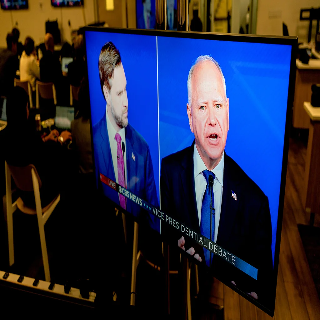 VP debate: Here's what Walz and Vance's facial expressions meant - Fast ...