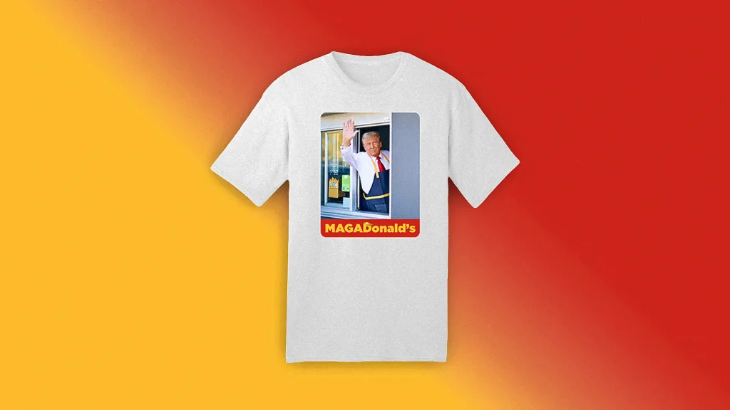 Trump’s MAGADonald’s shirt is peak 2024 political branding - Fast Company