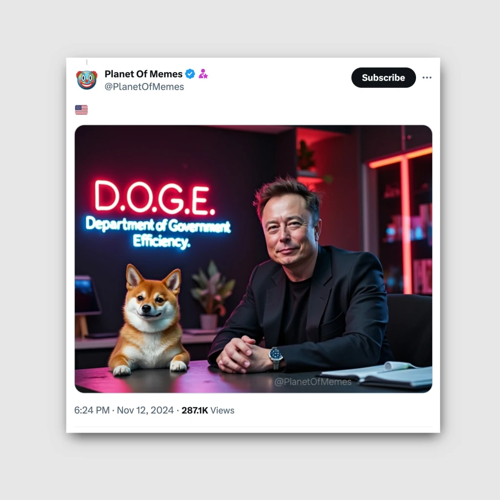 Elon Musk’s D.O.G.E. is getting the meme-ified branding it deserves - Fast Company