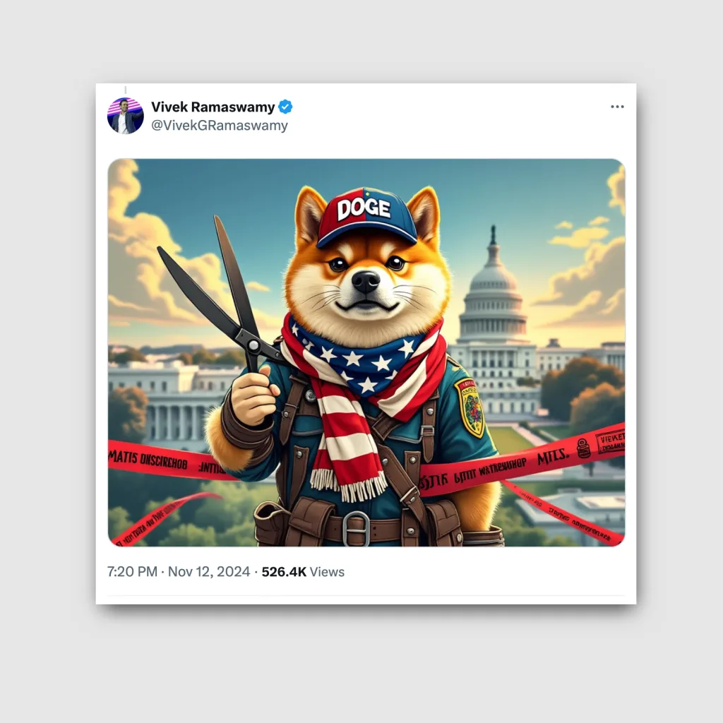 Elon Musk’s D.O.G.E. is getting the meme-ified branding it deserves ...