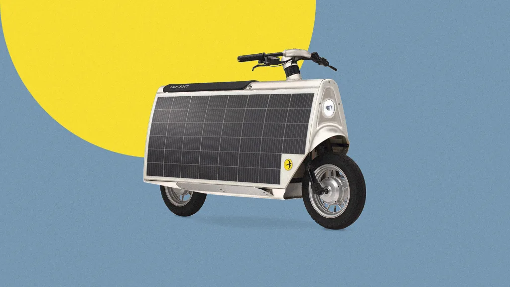 This new solar-powered scooter is unlike anything you've seen before ...