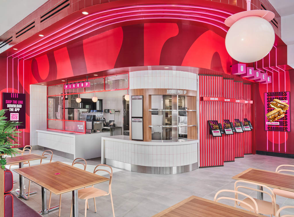 KFC's new restaurant, Saucy, is all about chicken fingers and sauce ...