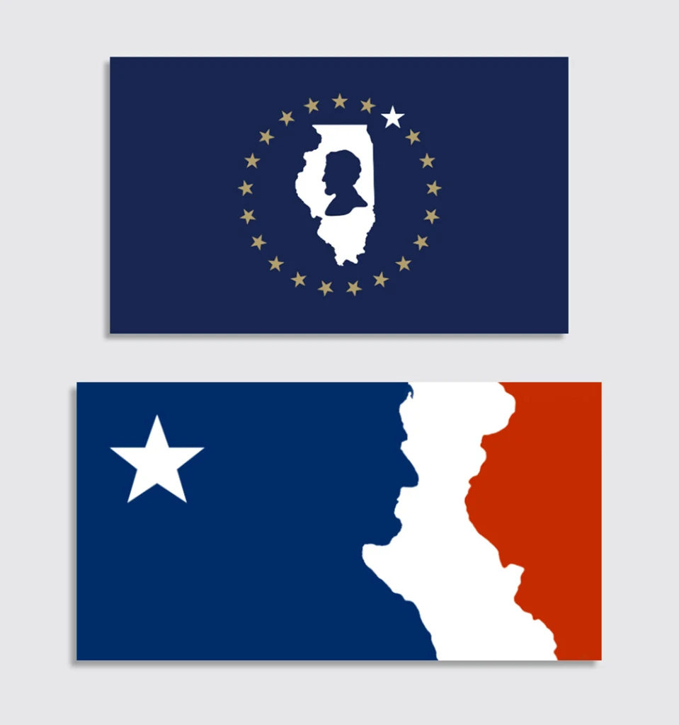 These are the finalists for Illinois' new state flag - Fast Company