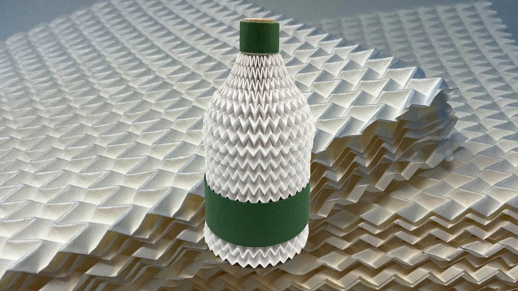 This beautiful origami packaging is designed to replace plastic - Fast ...