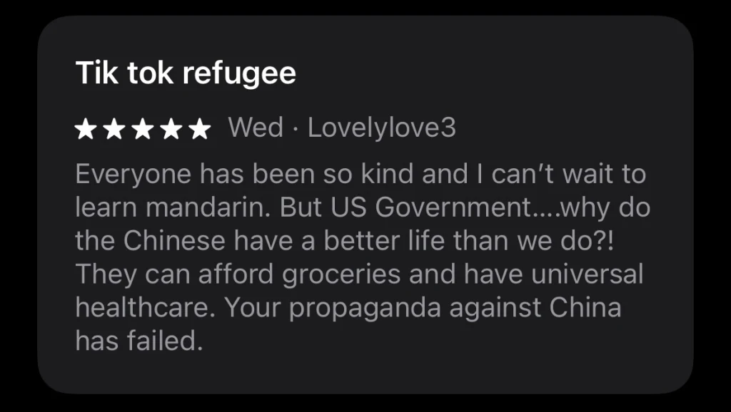 TikTok refugees use RedNote app reviews to criticize US policy - Fast ...
