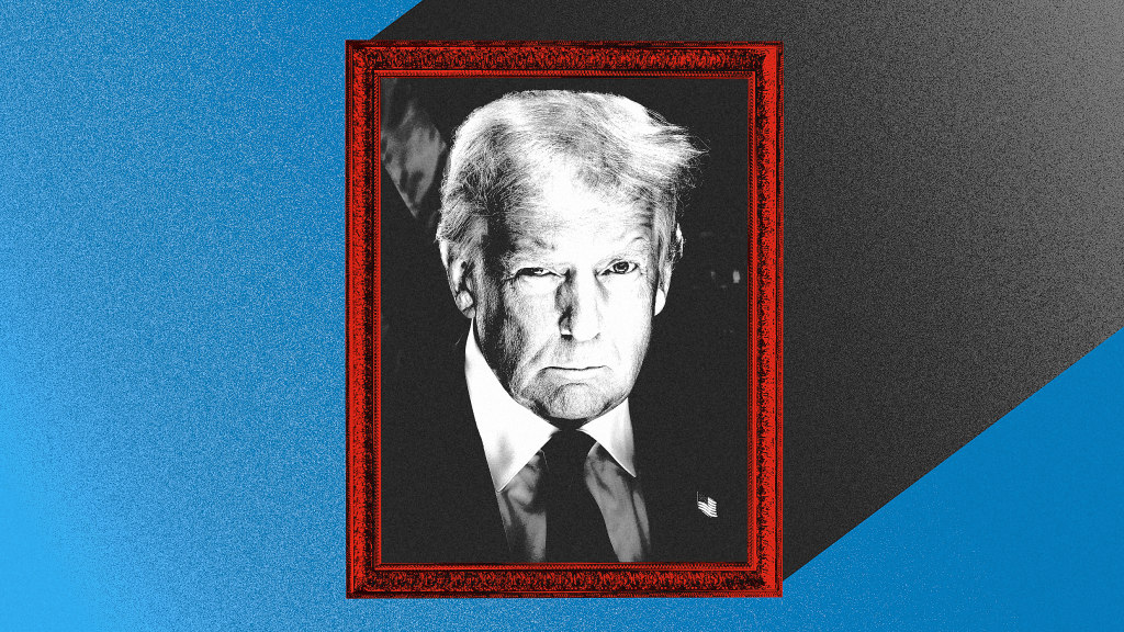 Trump's inauguration headshot is the first true portrait of our post ...