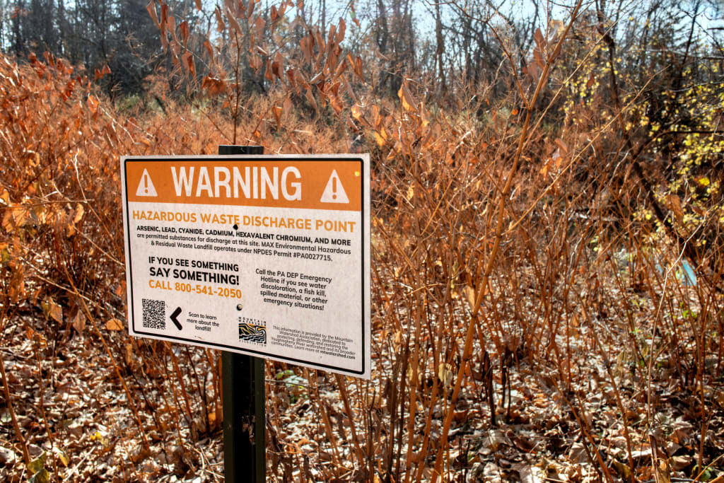This Pennsylvania landfill sends radioactive waste into a nearby creek ...