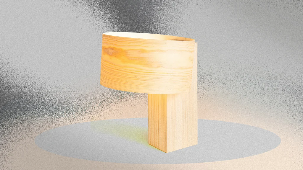 This gorgeously simple lamp uses only one material - Fast Company