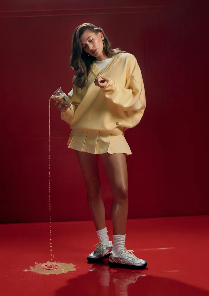 The Hailey Bieber x FILA Collection takes on athleisure - Fast Company