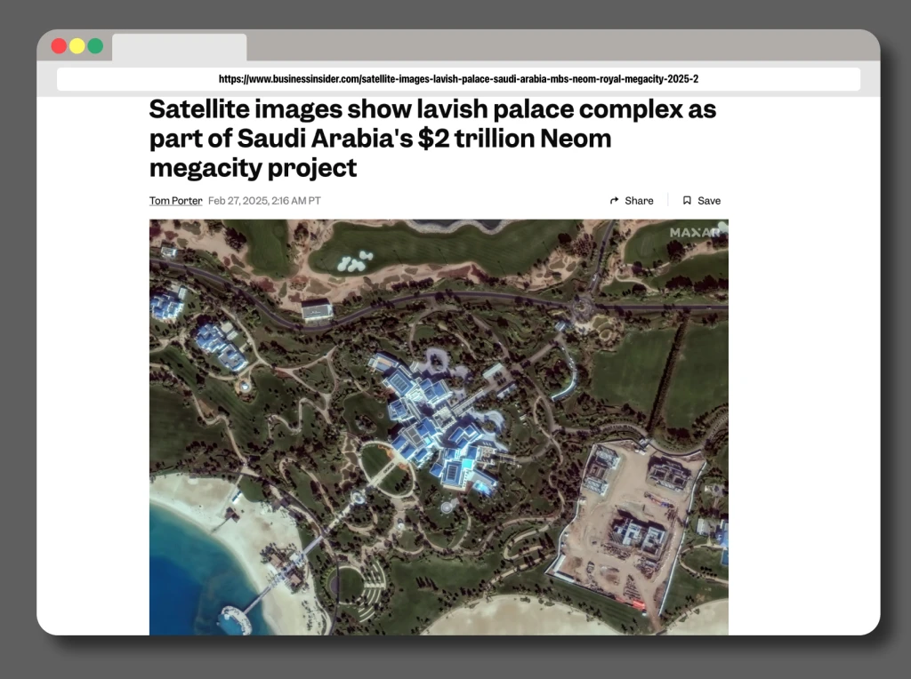 Neom projects stall aside from a gigantic palace - Fast Company